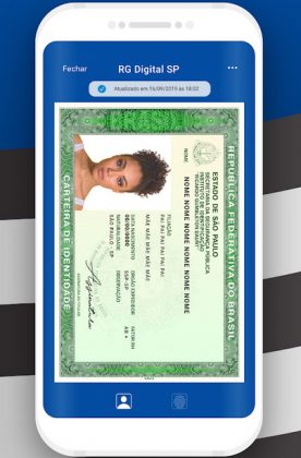 Estado de São Paulo libera emissão de RG Digital pelo celular » São Paulo SP